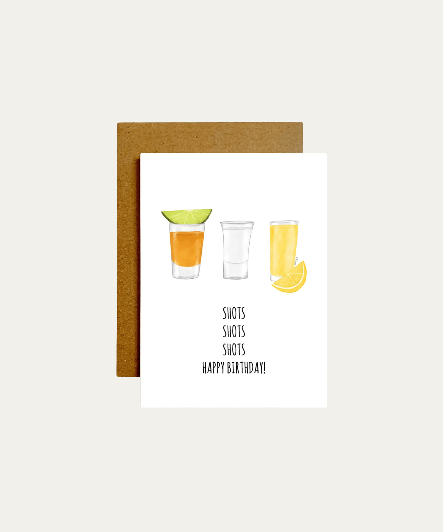 'Shots Shots Shots Happy Birthday!' Card – Stephenson House