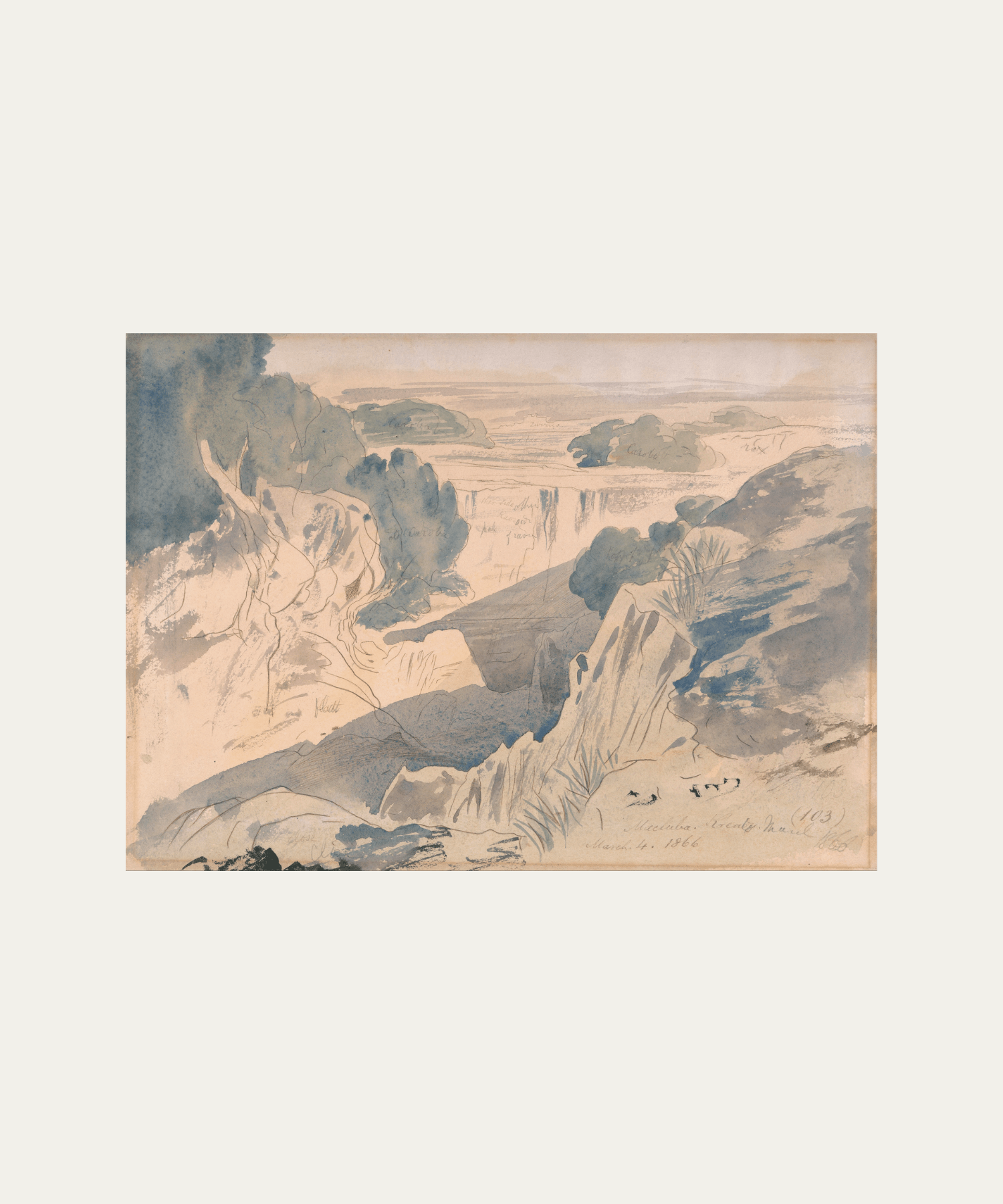 Canyon Watercolour, Print – Stephenson House