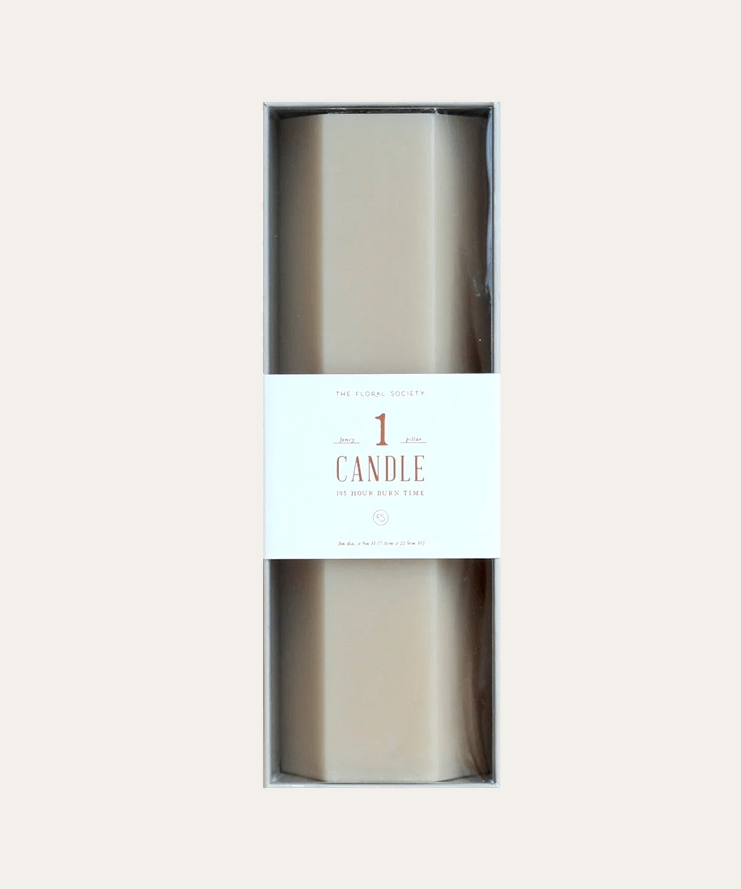 Hexagon Pillar Candle, Parchment – Stephenson House