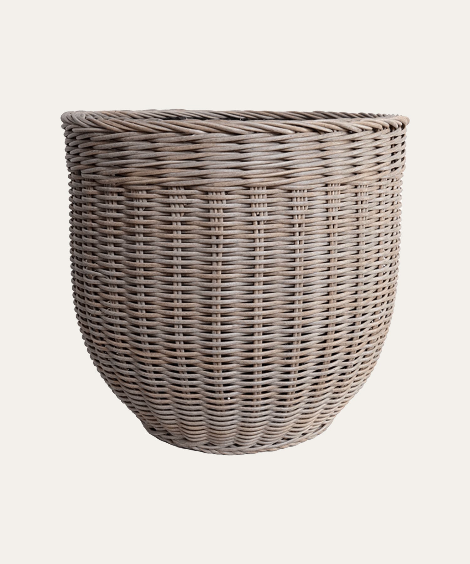 Round Synthetic Rattan Basket – Stephenson House